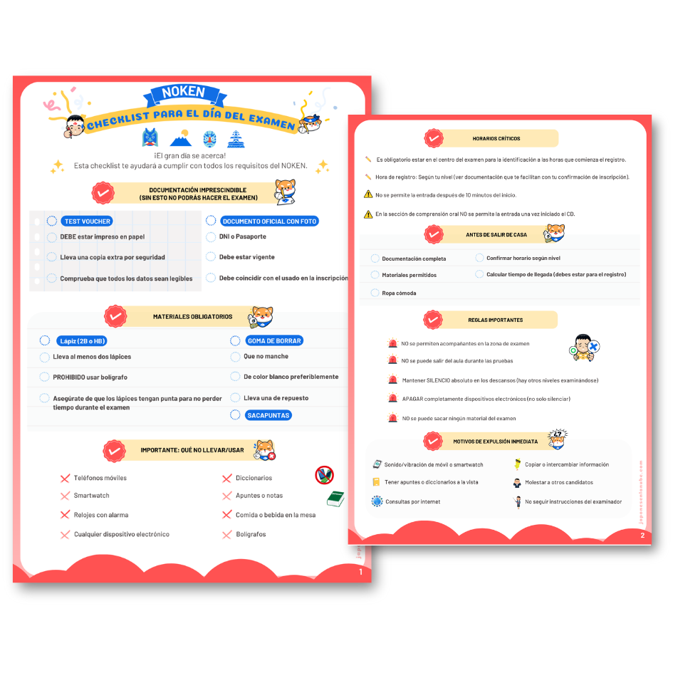 Prepara el Noken sin dramas - Japonés en la Nube - Aprende japonés on-line